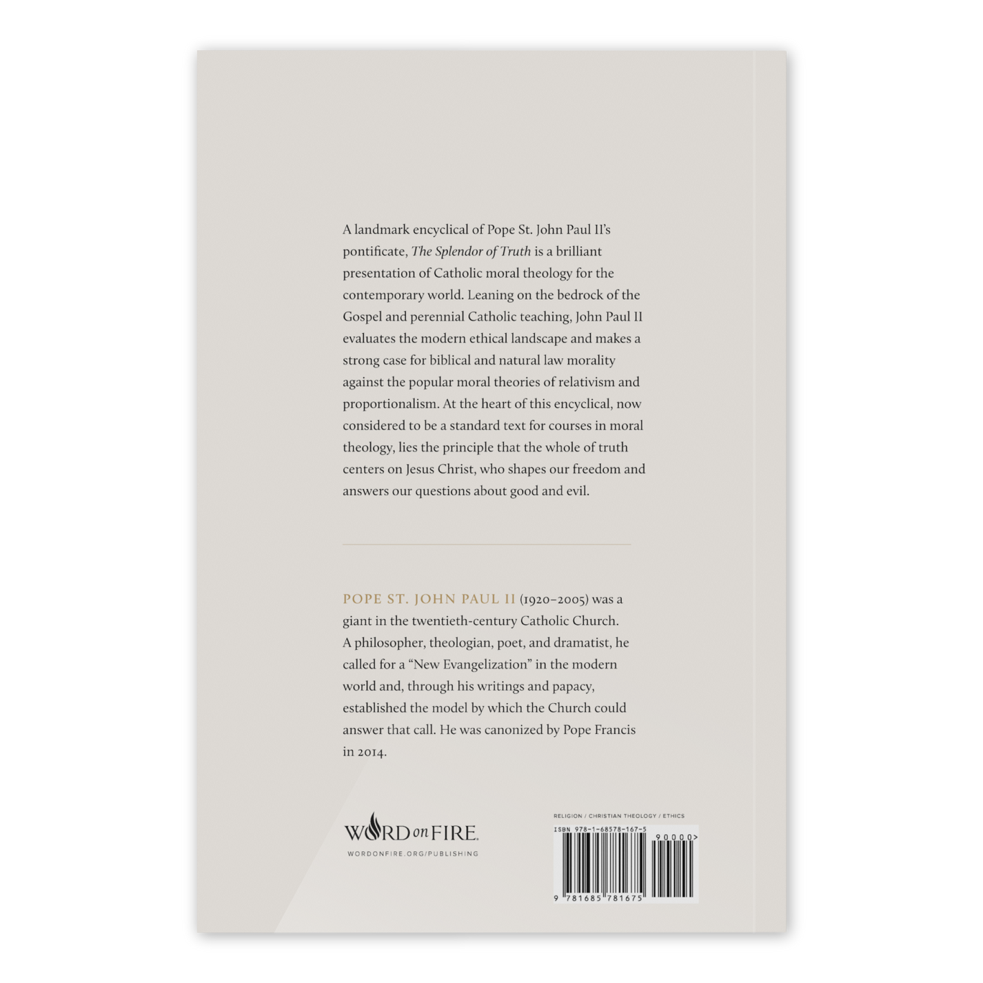 The Splendor of Truth – Word on Fire