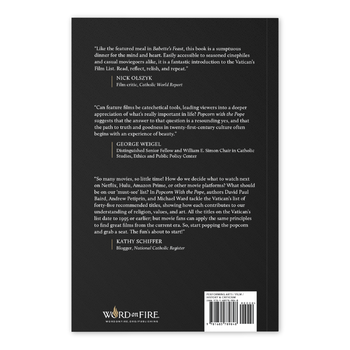 Popcorn with the Pope – Word on Fire